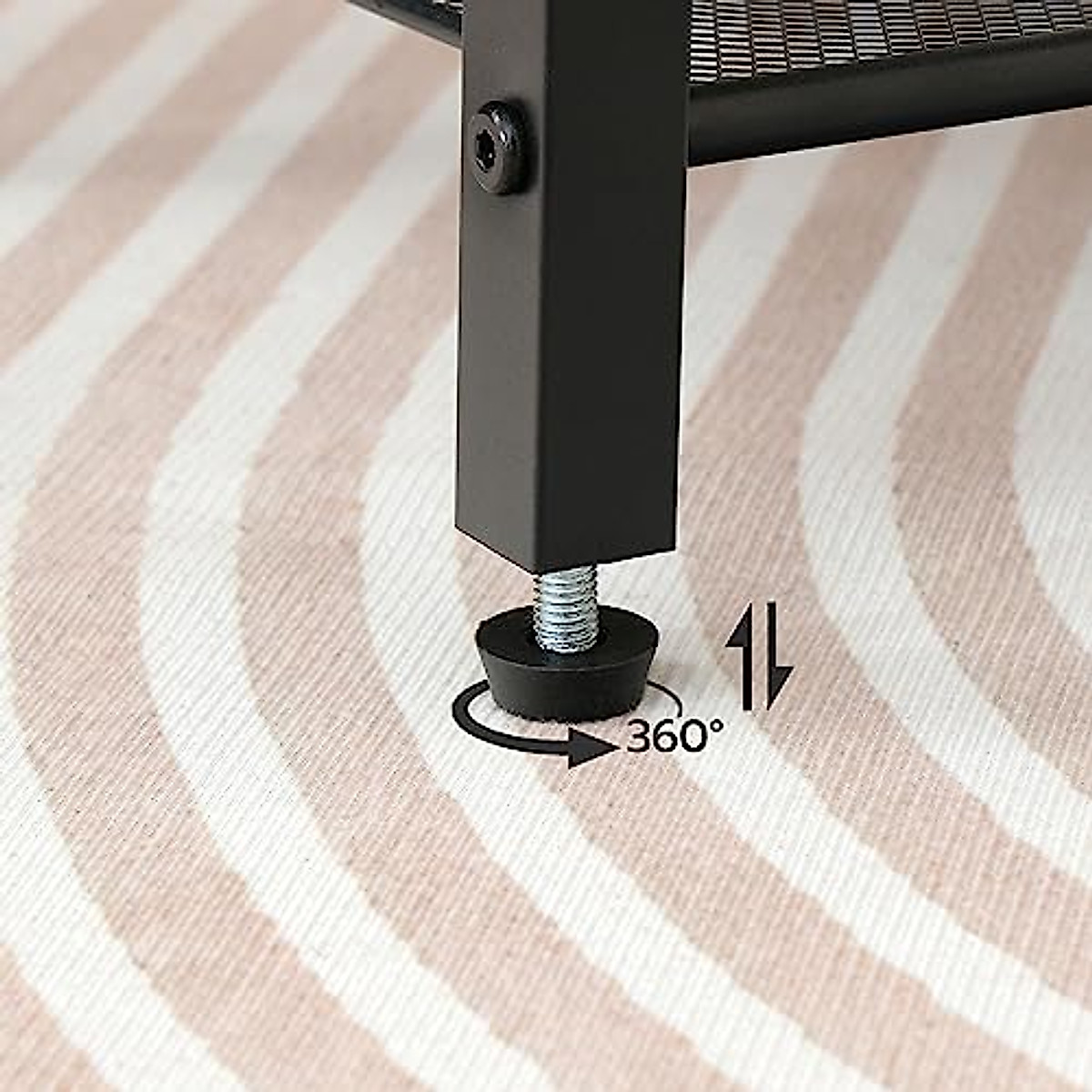 HOOBRO Tall End Table with Charging Station and USB Ports, 3-Tier Telephone Table, Small Entryway Table, Narrow Nightstand for Small Space in Living Room, Bedroom, Hallway, Rustic Brown BG09UDH01