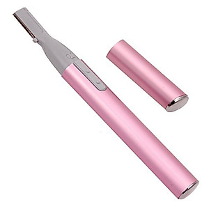 Facial Hair Removal for Women, Eyebrow Trimmer Electric Mini Epilator Eyebrow Hair Remover for Brows Face Body Painless Hair Removal Device Battery Operated