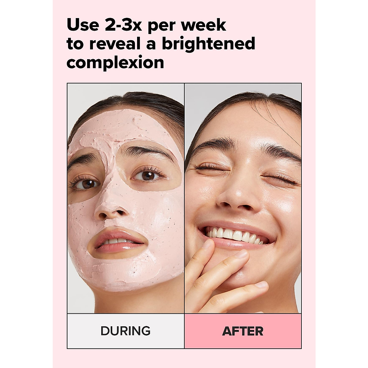 I DEW CARE Wash-Off Face Mask - Berry Groovy | Illuminate with Glycolic Acid and Raspberry, For Dry Skin, 3.38 Oz