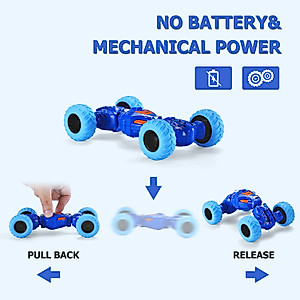 Toy Cars for 3 Years Old Kids,Vioziot 2pcs Pull Back Cars Friction Race Cars,Stunt Monster Truck Toys Gifts for 3 4 5 6 Year Old Boys Girls