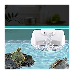 UPETTOOLS Turtle Filter Aquarium Internal Filter Low Level Water for Reptiles, Amphibians, Frog, Cichlids, Newt