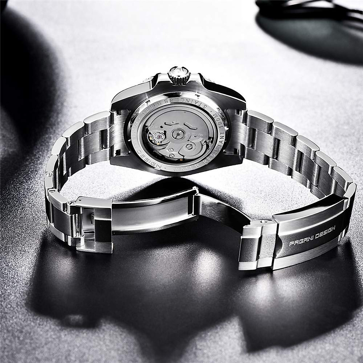 CEYADG Pagani Design Men's Watches Japanese Automatic Mechanical 40mm Sport Waterproof Stainless Steel Sapphire Glass Wrist Watch