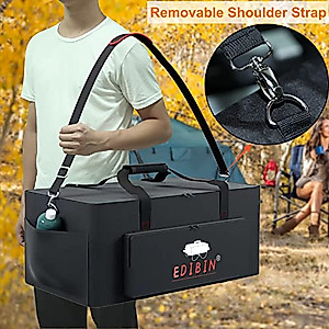 Portable Grill Carry Bag Fit for Weber 1141001 Go Anywhere Gas Grill, Compatible with Weber 121020 Go-Anywhere Charcoal Grill,Heavy Duty 600D Waterproof Go anywhere gas grill Carry Bag