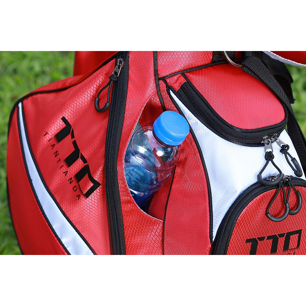 Super Light-Weight Golf Stand Bag for Easy Carry, Red