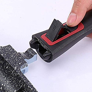 ZHYHSM-111 Frying Pan, Master Pan Non-Stick Divided Grill/Fry/Oven Meal Skillet, Black, Suitable for Cooking Eggs, Bacon, Pancakes