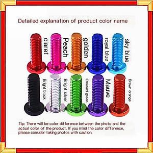 GUSTYT Screw M3.5x14/16mm Computer mainframe Box Cabinet Power Supply Motherboard Graphics Card Sound Network Card DIY Modified Universal Screw Screw (Color : 16 mm Royal Blue)