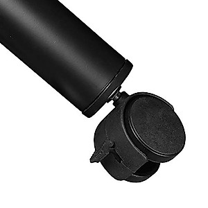 Kee Post Table Leg with Casters (Set of 4)- Black