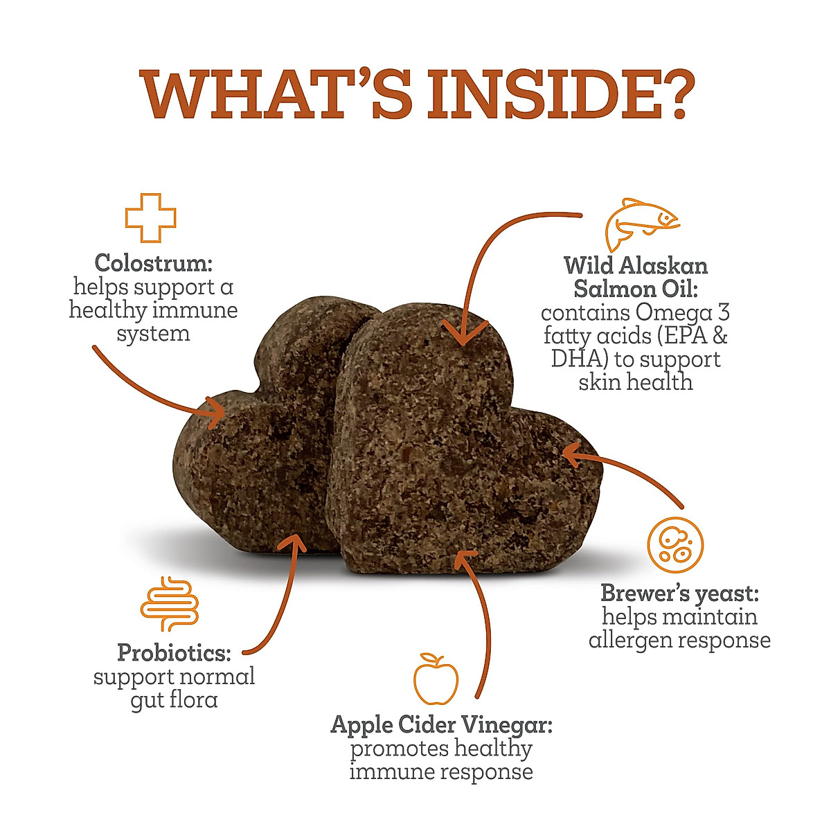 Vetality Well Chews | Soft Chew Supplements for Dogs | 60 Count | Made in USA (Skin + Coat)