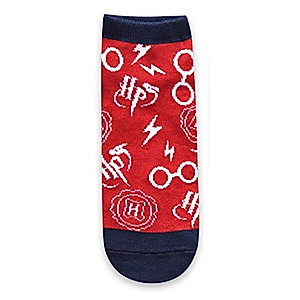 Harry Potter Hogwarts Express Hedwig Juniors/Womens 5 Pack Ankle Socks Size 4-10