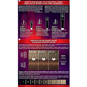 Schwarzkopf Keratin Color Anti-Age Hair Color Cream, 6.5 Light Golden Brown (Packaging May Vary)