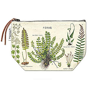 Cavallini Papers & Co. Ferns Vintage Pouch, Multi