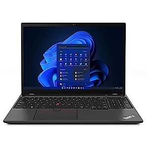 Lenovo ThinkPad T16 Laptop with Ryzen 7 PRO 6850U Processor, 16GB RAM, 1TB SSD, 16" WUXGA (1920 x 1200) 300nits Anti-Glare Touchscreen, FHD IR Camera, Numeric Keypad, Windows 11 Pro (Thunder Black)