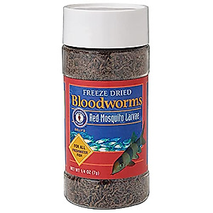 SAN FRANCISCO BAY Bloodworms Fish Food, 0.25 oz