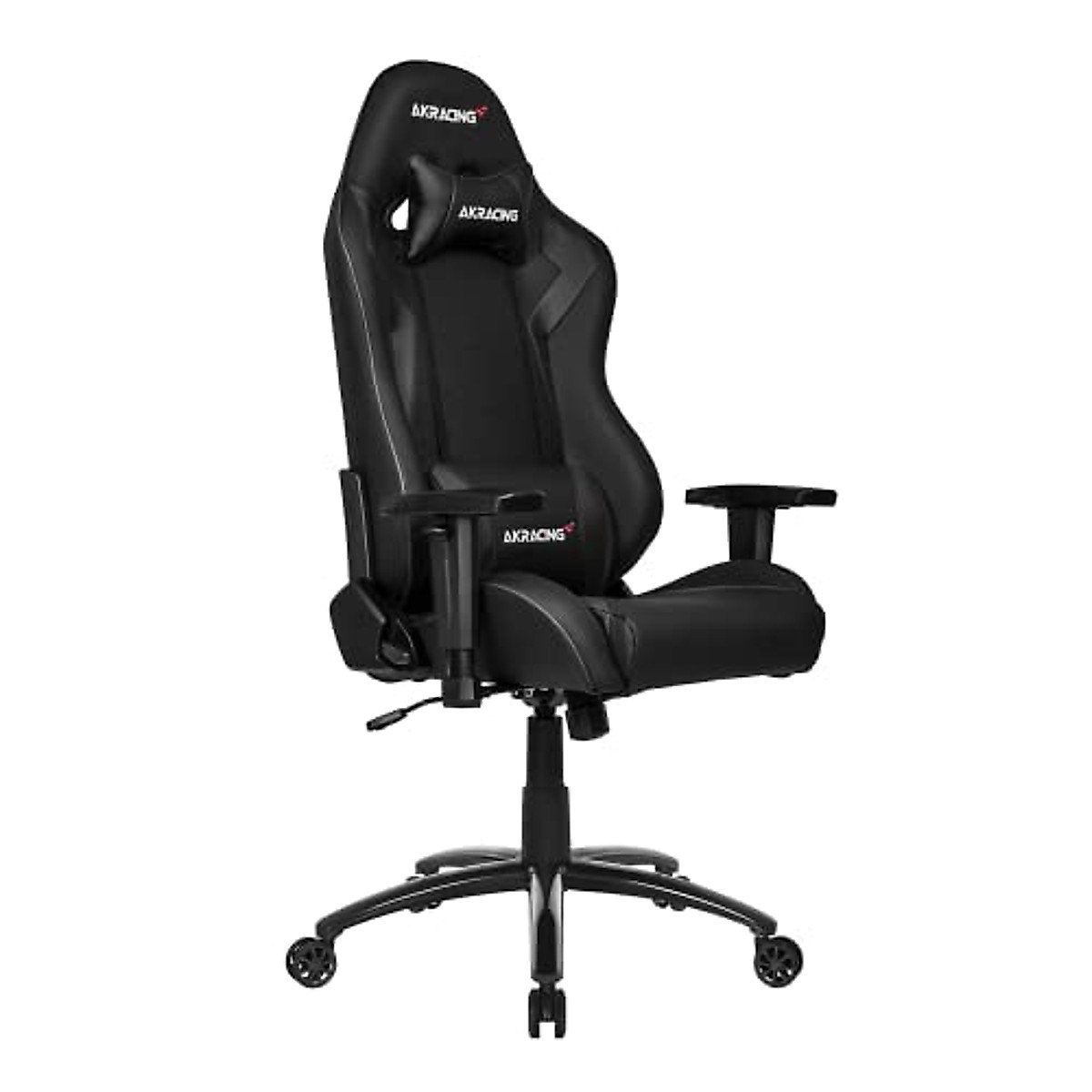 AKRacing Core Series SX Gaming Chair with High Backrest, Recliner, Swivel, Tilt, Rocker and Seat Height Adjustment Mechanisms with 5/10 Warranty - Black