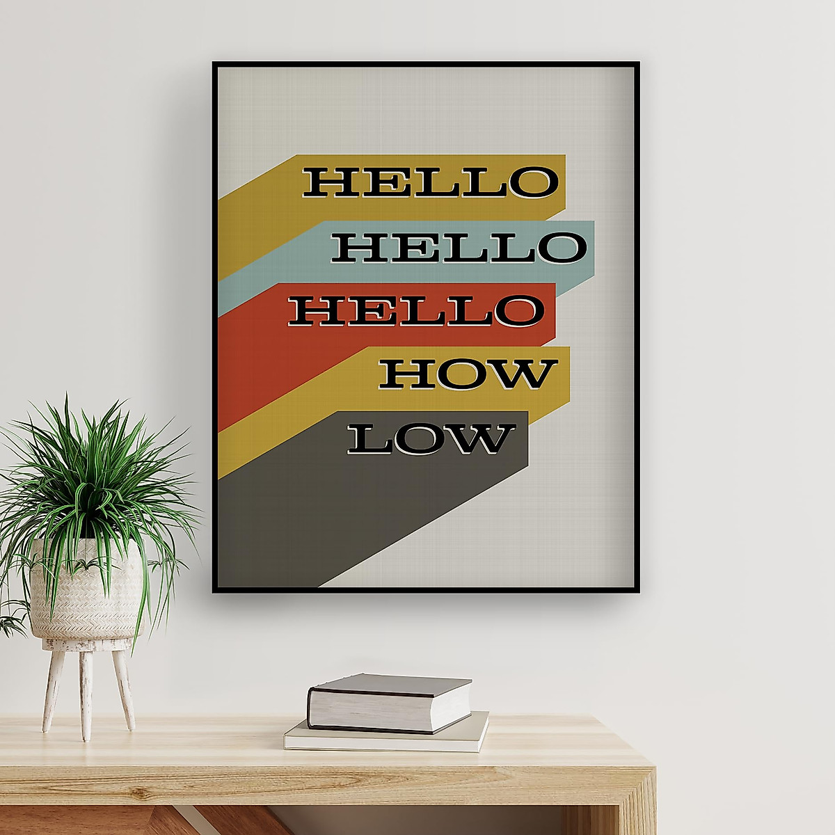 Smells Like Teen Spirit mid-century modern song lyric wall art print music band poster retro room decor bedroom aesthetic artwork living room dorm office (8x10" Print)