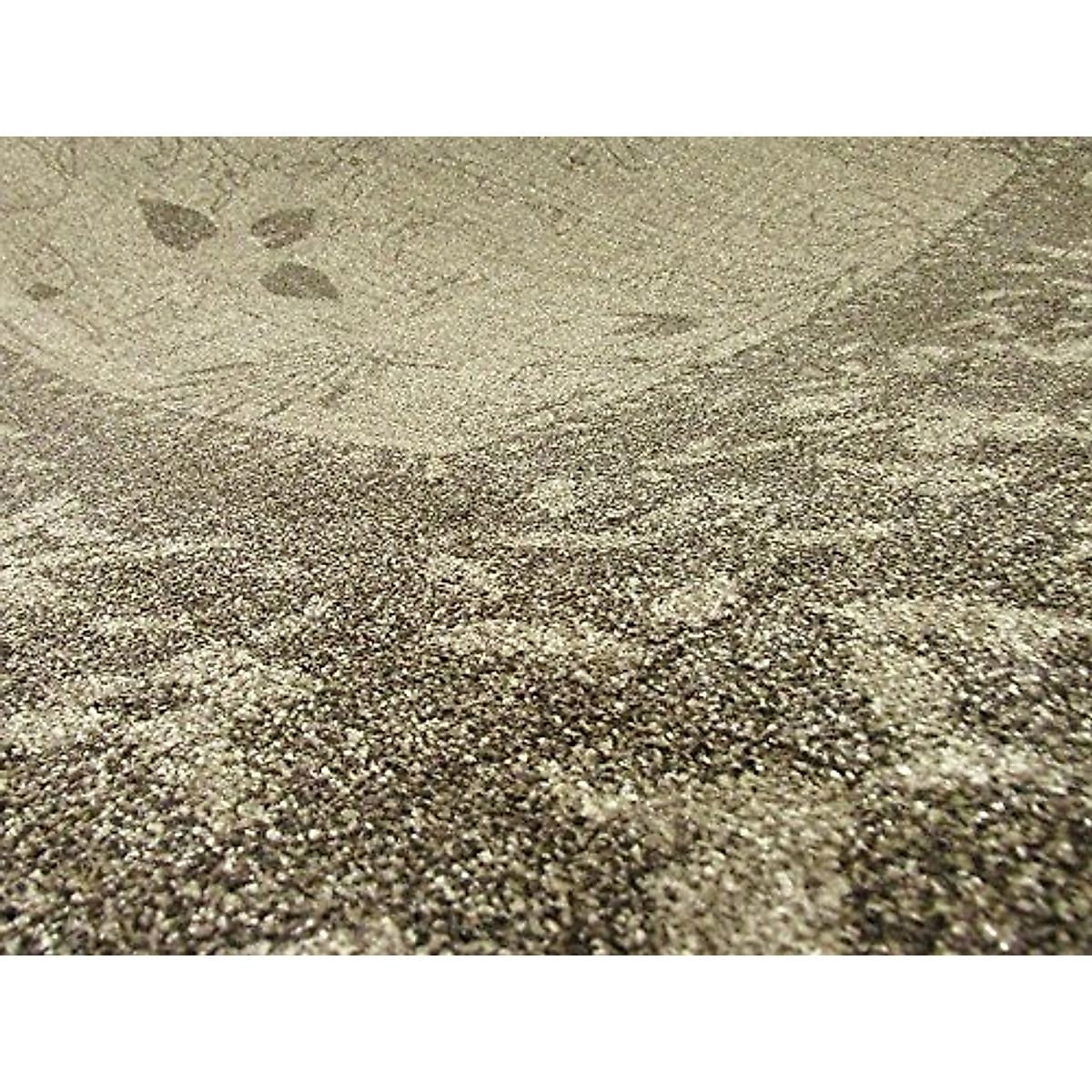 Unique Loom La Jolla Collection Farmhouse, Contemporary, Botanical, Traditional, Vintage Area Rug, 9 x 12 ft, Light Brown/Dark Brown