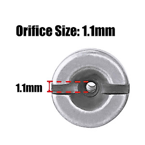 Tool Daily 1.1 mm Orifice for Foam Cannon and Foam Maker, Replacement Thread Nozzle and Mesh Filter for Snow Foam Lance, 3000 PSI