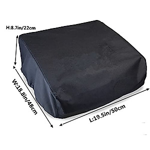 ZBXFCSH Heavy Duty Grill Cover for Blackstone 17 Inch Camp Chef Griddle with The Hood, 600D Heavy Duty Cover - Heighten