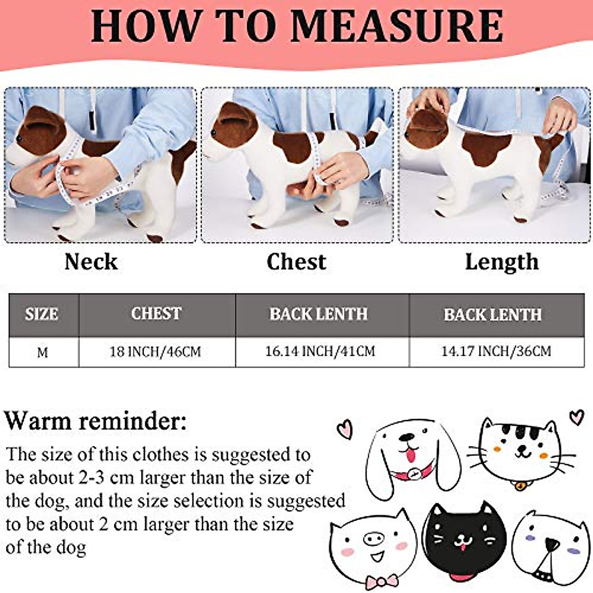 Dog Hoodies 2 Pieces Dog Jacket with Hat, Soft Windproof Coat Small Dogs Jacket Puppy Coats with Hoodie, 2 Colors Provided (Red, Navy Blue, Medium)