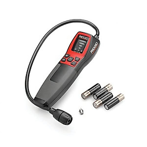 RIDGID 36163 CD-100 Micro Combustible Gas Handheld Diagnostic Detector with 16" Flexible Probe and Visual, Audible, and Vibration Alarms