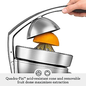 Breville Citrus Press Pro Electric Juicer, Stainless Steel, 800CPXL