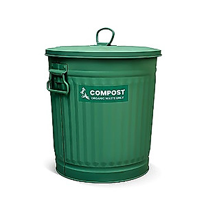 Compost Sticker - Organic Waste Only Bin Label - 3-5 Year Indoor/Outdoor Rated - Heavy Duty, Weather Proof, Ultra Durable - USA Made (6x2 inch), 4 Labels