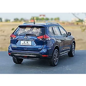 Models Vehicle Replica Car 1 18 Fit for Nissan X-Trail SUV Simulation Model Car Metal Diecast Minicar Scale Model Collectibles Souvenir Collectible Gift 2023 2024 (Color : Red)