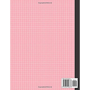 Graph paper Composition Notebook: Grid Paper Notebook | Quad Ruled | 100 Pages | 8.5 x 11" | Pink