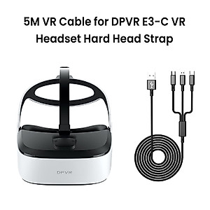 DPVR E3C Virtual Reality Headset, VR Set for Business of Egg Seats Headset, VR Simulator Riders, Moto, Time Machine 6 Seats and VR Flying, VR Headsets Not for Personal User