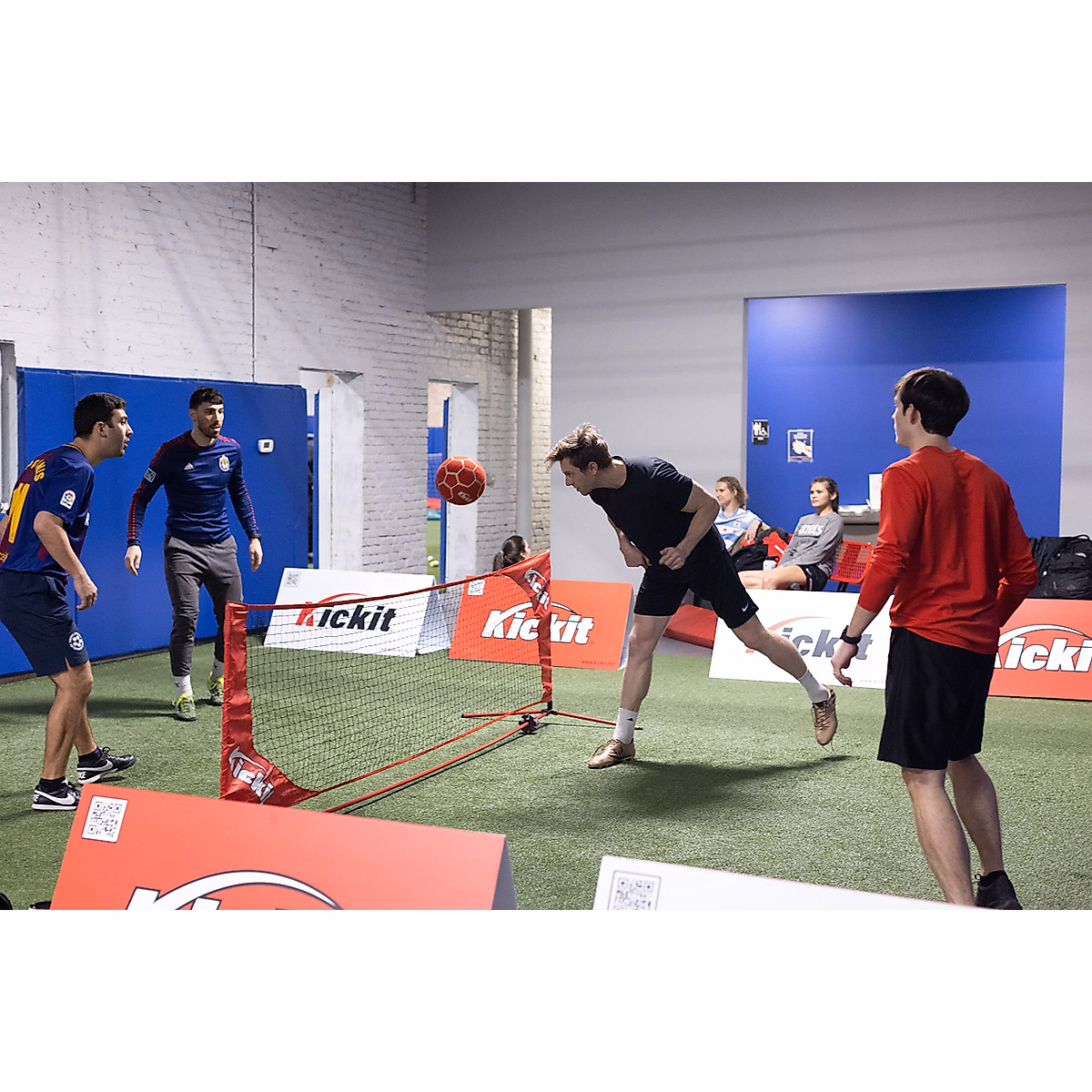 Kickit Soccer Tennis Ball | The Official Soft Soccer Ball of Soccer Tennis, Soccer Training, Freestyle Soccer and Juggling | Size 5 (Red Ball)