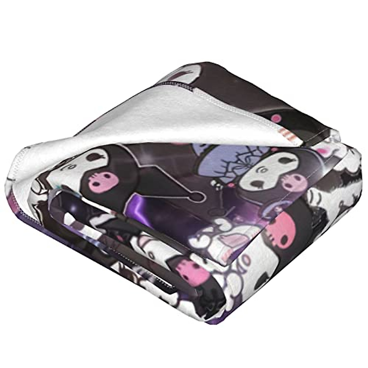 Kawaii Super Soft Blanket Cute Plush Blanket All Season Flannel Fleece Blanket for Kids Adult Sofa Bedding Living Room Decor 50"X40"