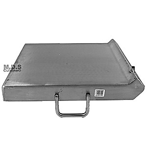 Stainless Steel Flat Top Comal Plancha 18"x16" inch BBQ Griddle for cooking with Outdoors Stove or Grill catering