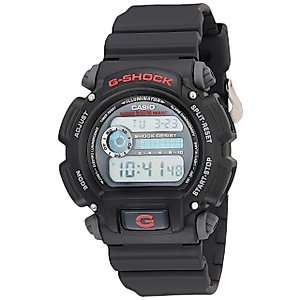 Casio DW9052-1V G Shock - Digital -200M Wr- Red Accents