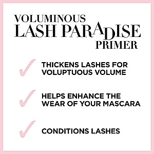 L'Oreal Paris Cosmetics Voluminous Lash Paradise Mascara Primer Base, Millennial Pink, 0.27 Fluid Ounce