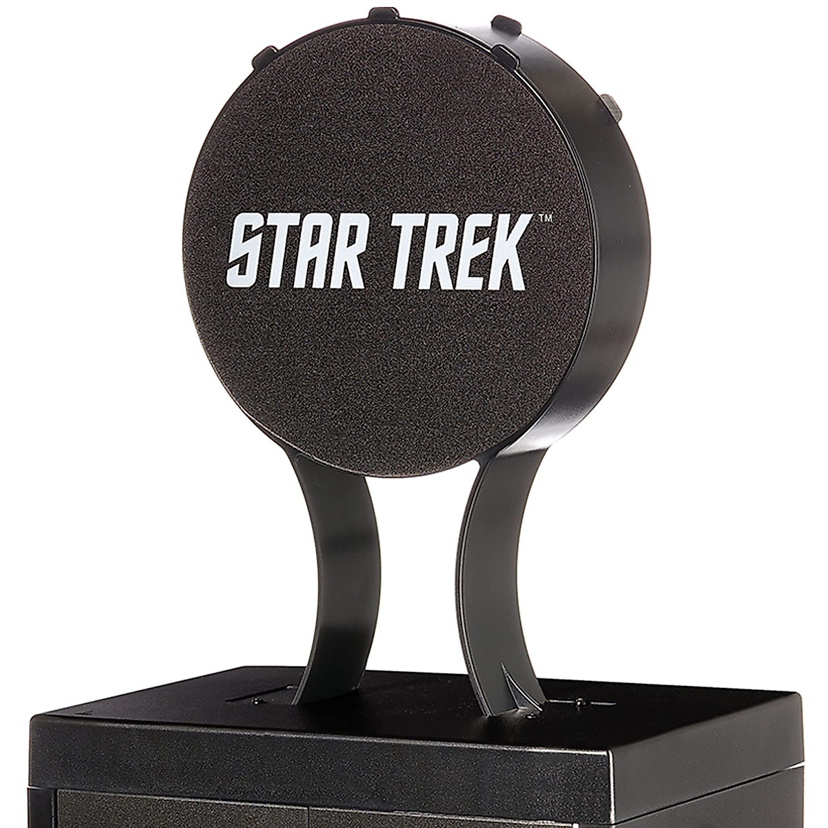 Numskull Official Red Star Trek Gaming Accessory Locker & Storage Stand – Holds 10 Games/DVDs, 4 Controllers, Headset, and Accessories – Durable & Compact Organizer – Official Star Trek Merchandise