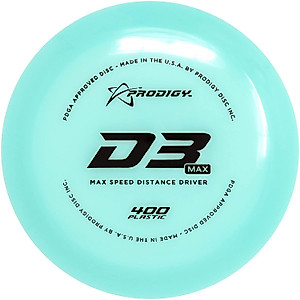 Prodigy Disc 400 Series D3 Max Distance Driver Golf Disc [Colors May Vary] - 170-174g