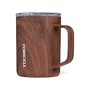 Corkcicle. Walnut Wood Mug, 16 oz