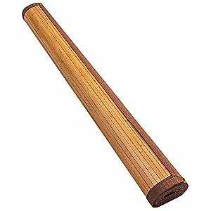 5' X 8' Floor Carpet, Bamboo Area Rug Floor Carpet Natural Bamboo Non-Slip Roll Runner Indoor Outdoor for Bathroom, Kitchen, Garden (60” x 96”)