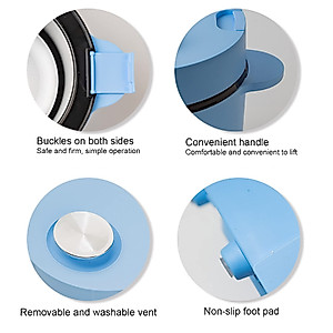 DEPILA 2L Car Mini Rice Cooker for Truck RV Marine Travel, 24V Rice bucket