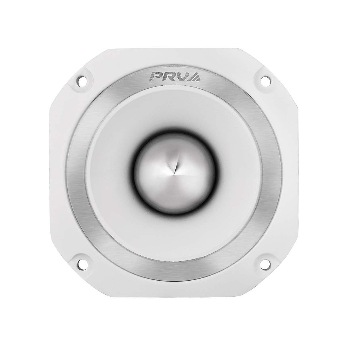 PRV AUDIO TW700Ti White 4 Inch Titanium Bullet Tweeter TW700Ti White 240 Watts, 8 Ohm Super Tweeter, Built-in Capacitor Pro Audio High Frequency Driver (Single)