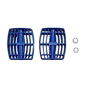 Big Wheel Replacement Parts - Set of 2 Blue Pedals & 2 Washers 3/8 - Replacement Part for 16 Big Wheel Trike Racer, Clicker - Made in USA
