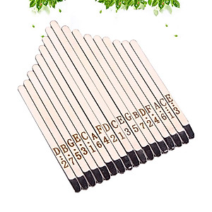 1 Set Thumb Piano Keys Thumb Piano 17 Keys Parts Accessories Kalimba Note Keys Thumb Piano Replacement Keys 17 Key Replacement Kit Kalimba Parts The Piano Music Making Tools