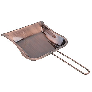 Tofficu Dust Pan Stainless Steel Dustpan Industrial Metal Dust Pan Decorative Dustpan for Household Cleaning Supply Cleaning Sweeping Kitchen