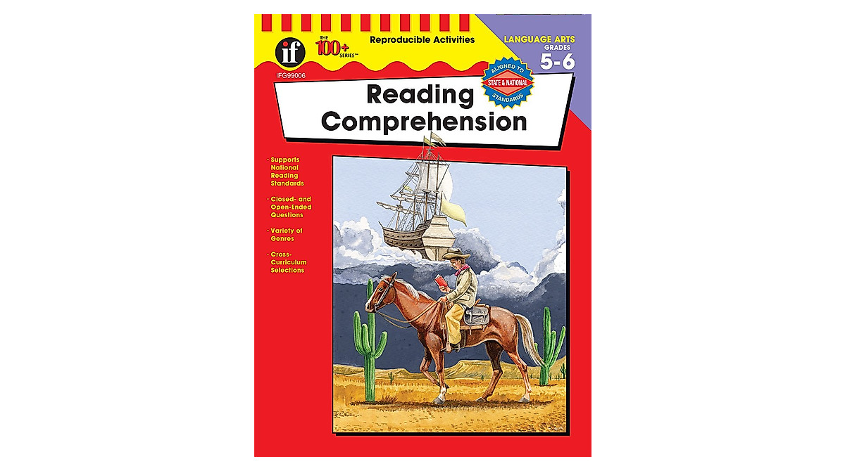Reading Comprehension Workbook for Grades 5-6 | Carson Dellosa