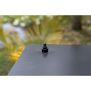 Kenroy Home 32250BRZ Trellis Outdoor Floor Lamp with Black Finish, Casual Style, 51" Height, 11" Width, 11" Depth