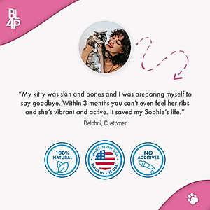 Cat Weight Gain & Hyperthyroidism Treatment - Safe and Effective Cat Appetite Stimulant, Thyroid and Metabolic Support, and Cat Weight Management Remedy - 400 All-Natural Odorless, Tasteless Pills