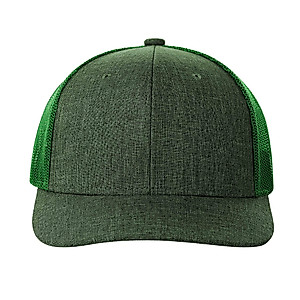 TSSGBL Snapback Men Women Trucker Hat Summer Plain Trendy Baseball Cap,Adjustable Blank Mesh Back Workout Baseball Golf Cap Kelly Green