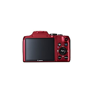 Canon PowerShot SX170 IS 16.0 MP Digital Camera, Red (discontinued by manufacturer)