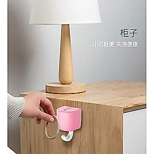 Jkhome Peek-A-Boo Cat Key Hooks for Wall Hanging Decorations Without Drilling (Grey)