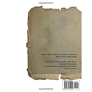 Music Manuscript Notebook – 12 staves: Composition Notebook For Kids |Manuscript Paper With 12 Staves For Beginners and Intermediate |Gift For Musical ... Musician, Music Producer, writer supplies|